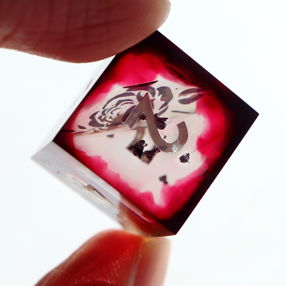 Bloody Secret Smoke Dice - Sharp Edge Resin Dice Set – Everything Dice