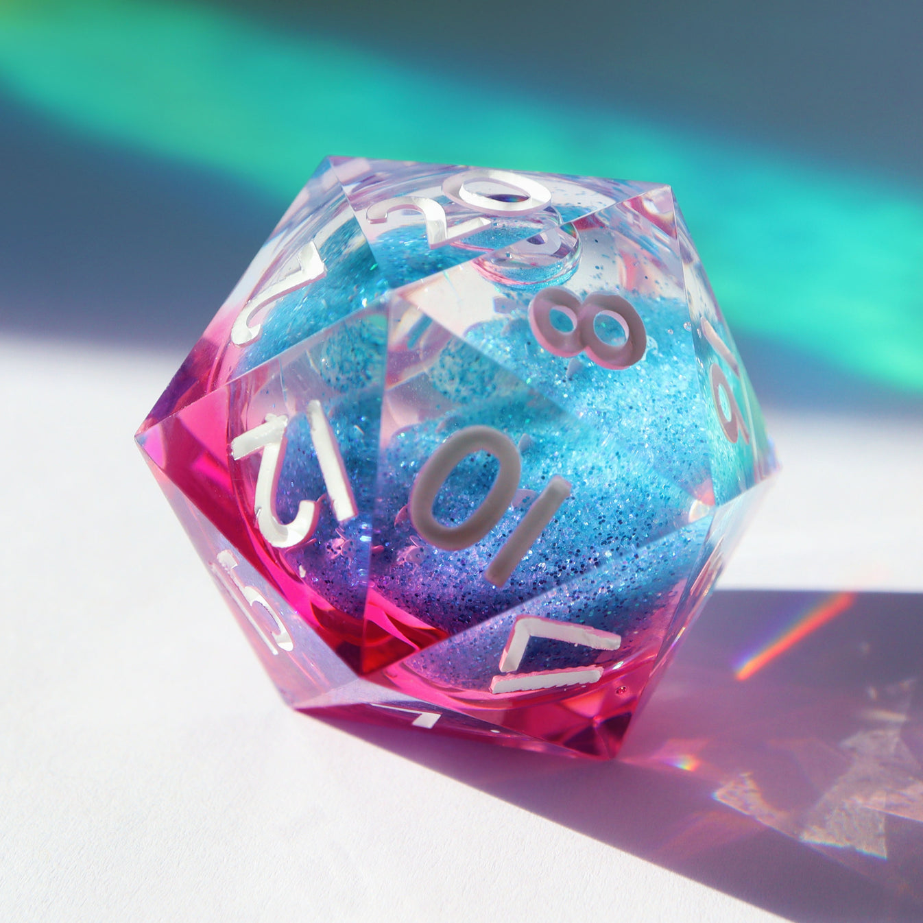 Sakura Tempest Liquid Core Chonk 40mm Oversized D20 – Everything Dice