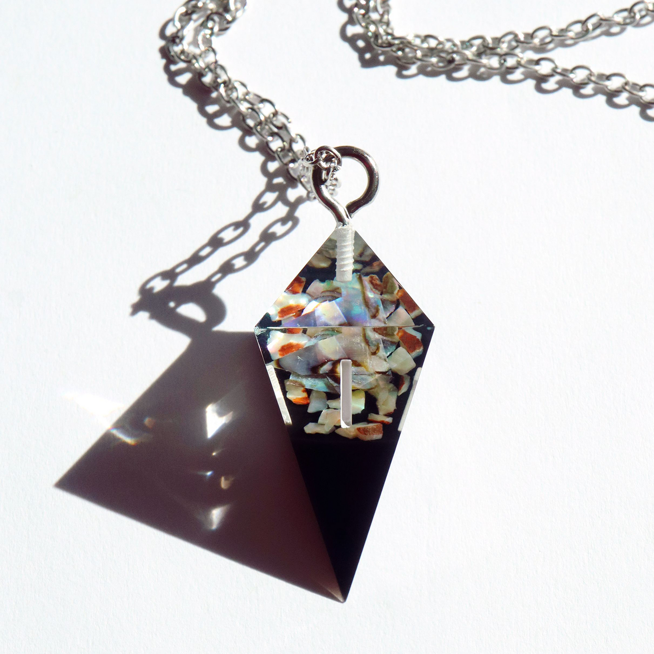 Crystal D4 Necklace - Siren Scales – Everything Dice