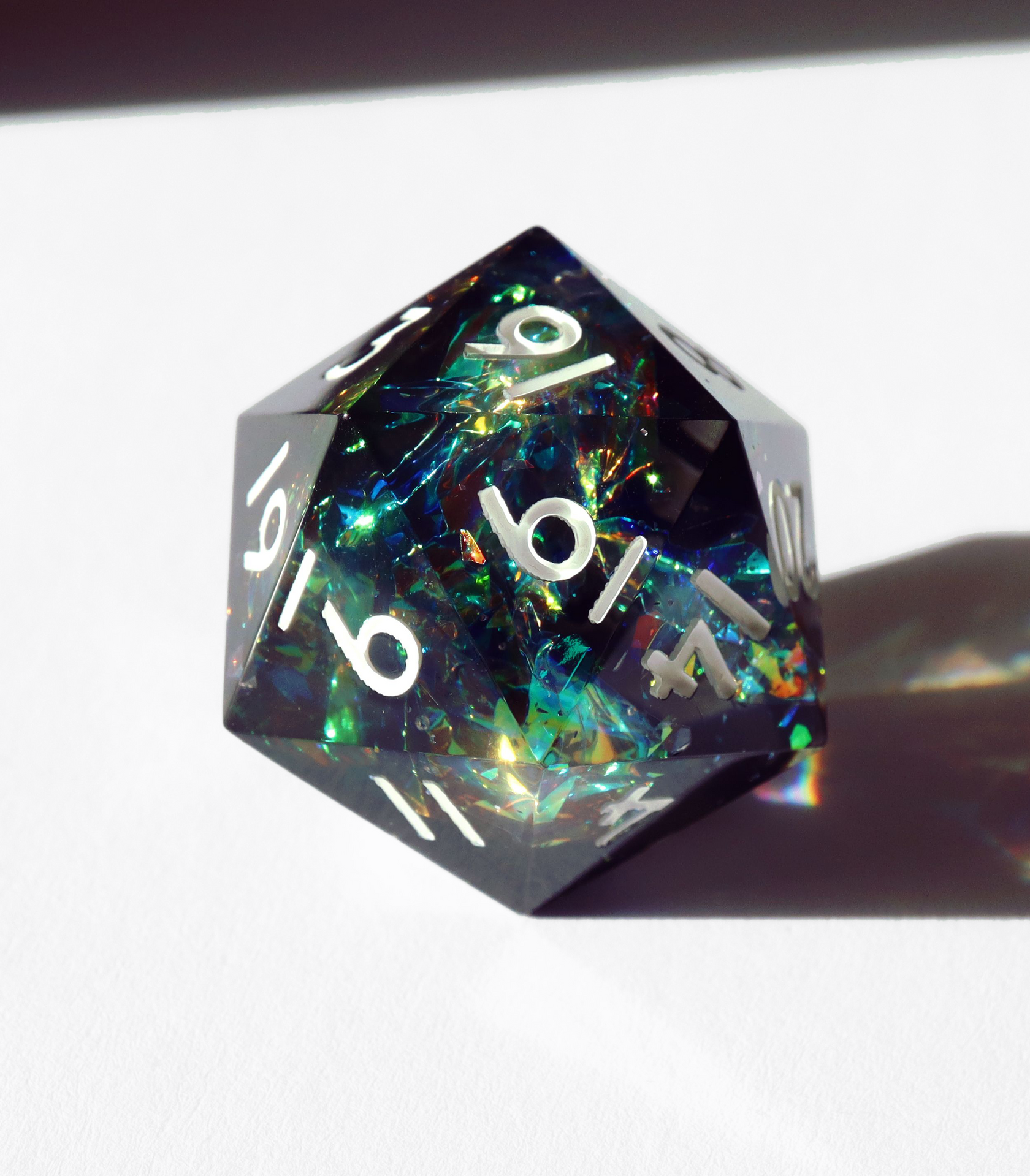 Astral Illusions Single D20 - Sharp Edge Resin Dice Set – Everything Dice