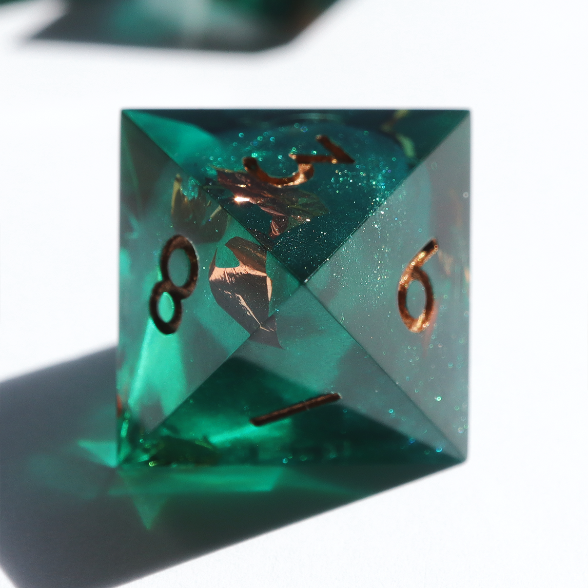 Decay Deco - Sharp Edge Resin Dice Set – Everything Dice