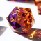 Eternal Sunset Retro Sunset Dice - Sharp Edge Resin Dice Set ...