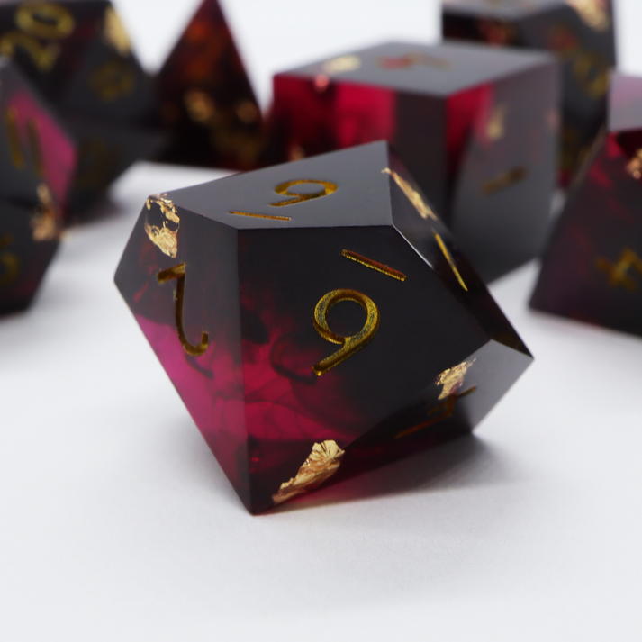 The Gods Are Athirst Smoke Dice - Sharp Edge Resin Dice Set ...