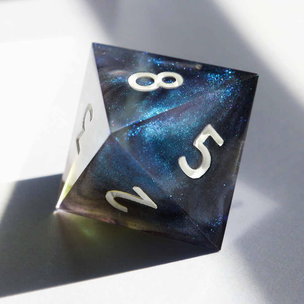 The Premonition Smoke Dice - Sharp Edge Resin Dice Set – Everything Dice
