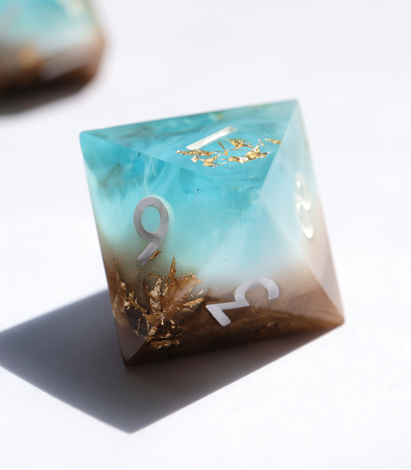 Riptide Ocean Dice - Sharp Edge Resin Dice Set – Everything Dice