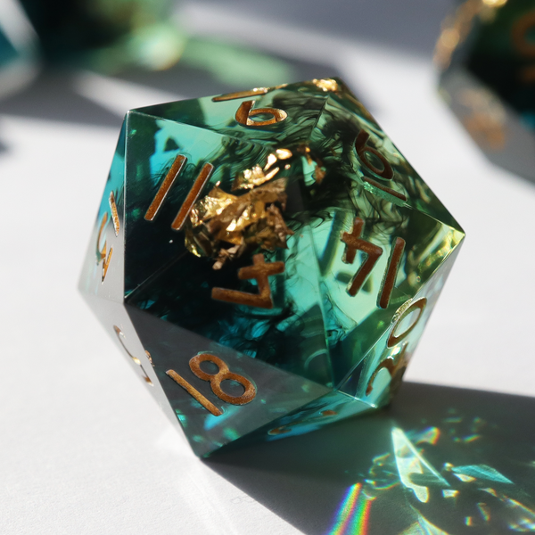 Sublime Blight Smoke Dice - Sharp Edge Resin Dice Set – Everything Dice
