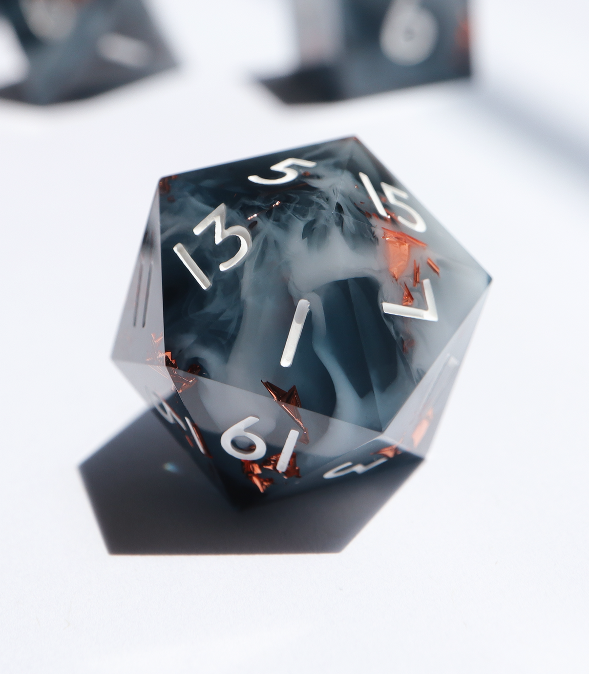 The Terror Smoke Dice - Sharp Edge Resin Dice Set – Everything Dice