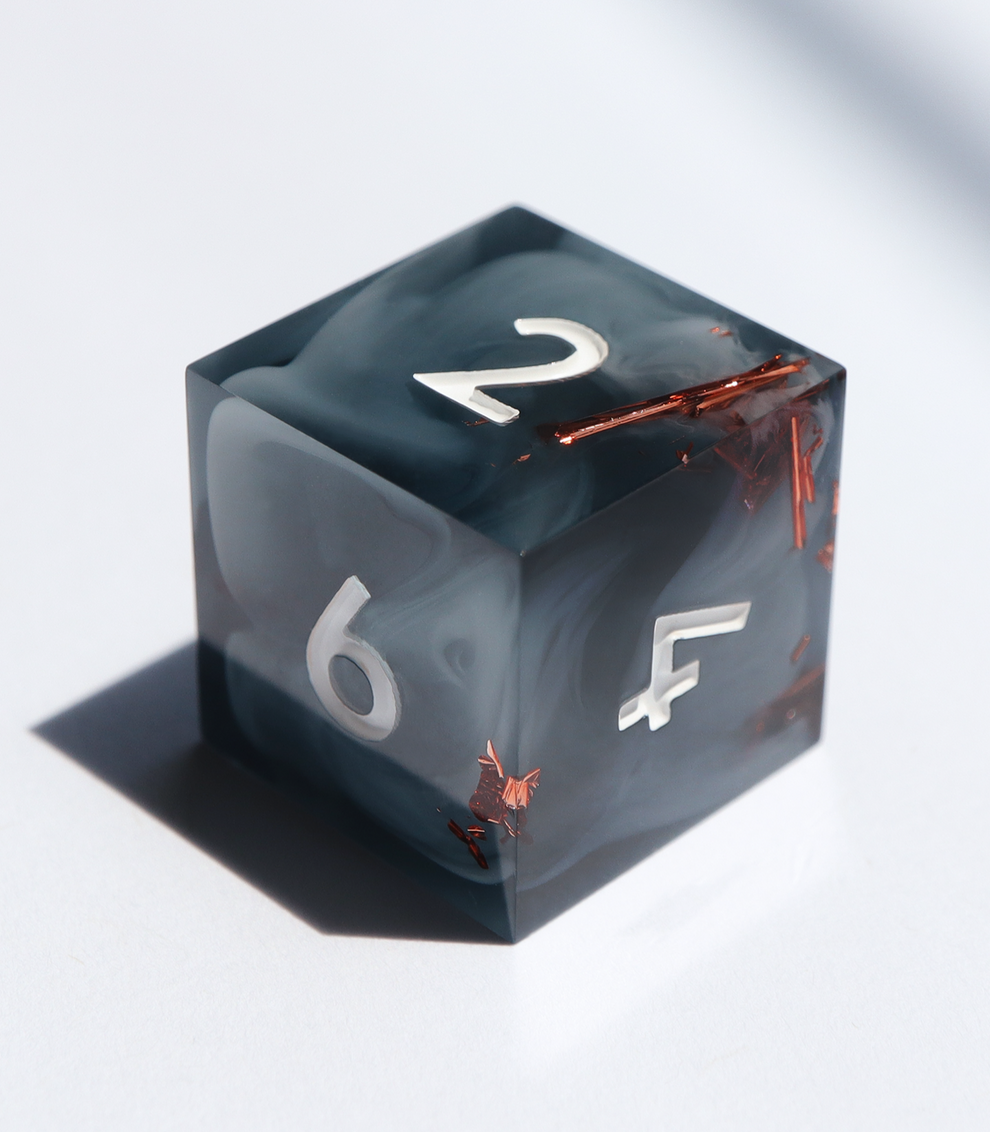 The Terror Smoke Dice - Sharp Edge Resin Dice Set – Everything Dice